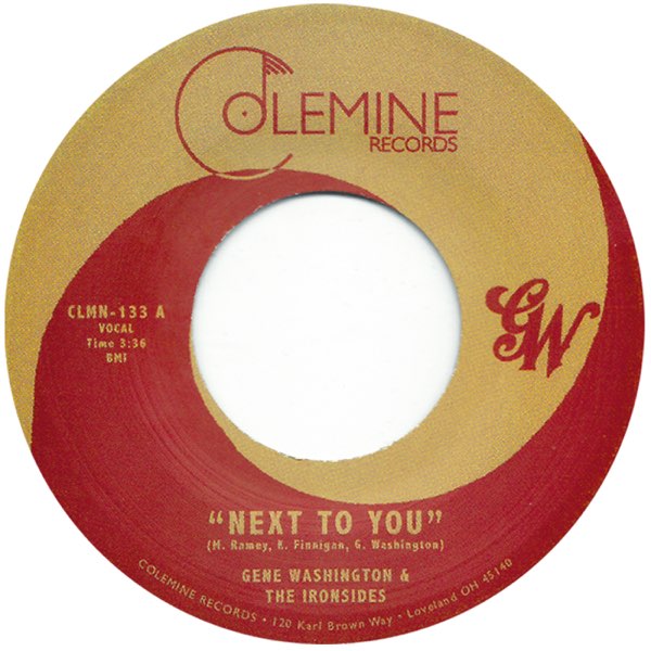 Gene Washington & The Ironsides "Next To You" - Hybrid Records