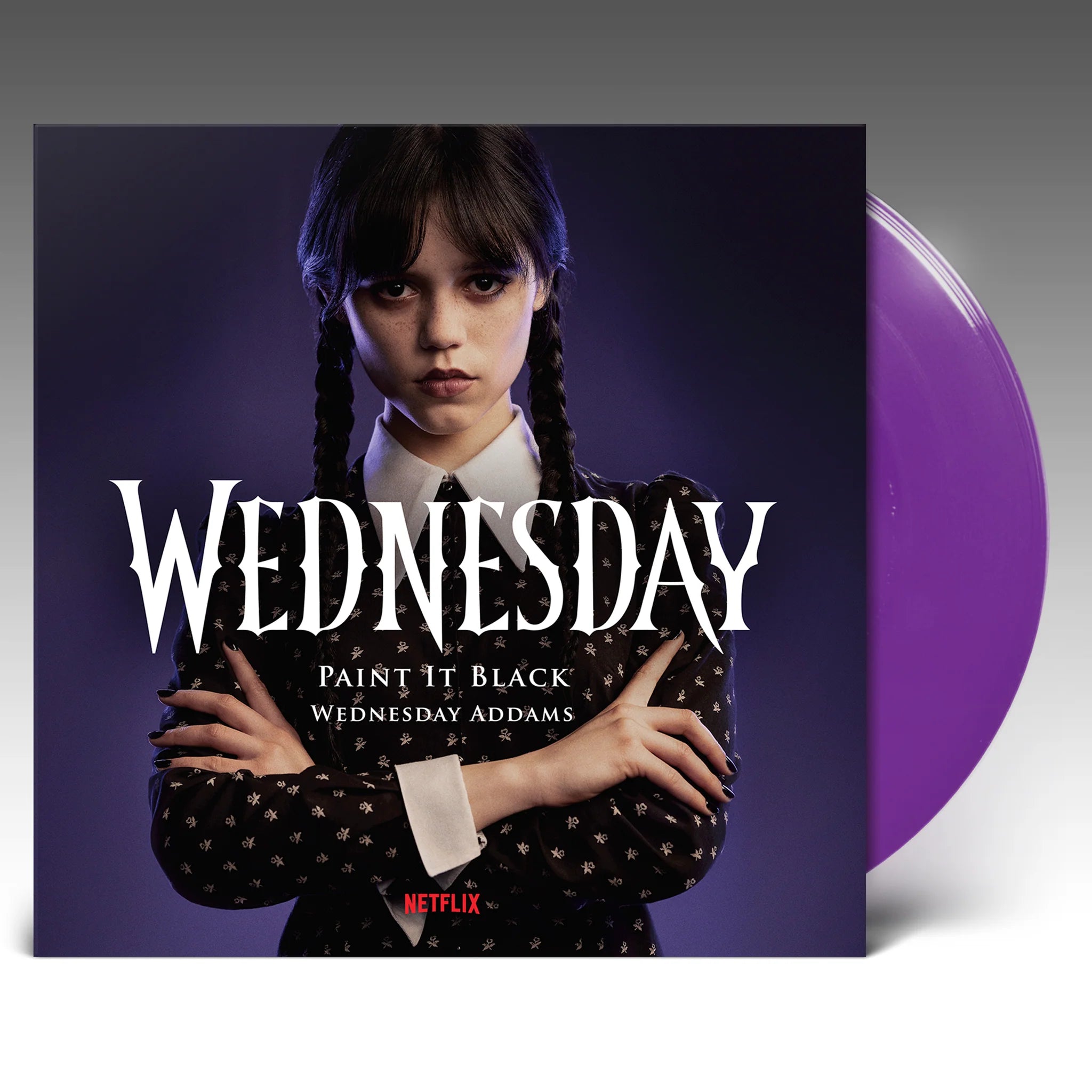 Addams, Wednesday "Paint It Black b/w Main Titles" - Hybrid Records